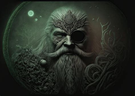 God Odin Norse Mythology Digital Art By 1 Sascha Schmidt Fine Art America
