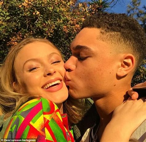 Zara Larsson Slips Her Slender Figure Into A Tiny White Lace Bikini For