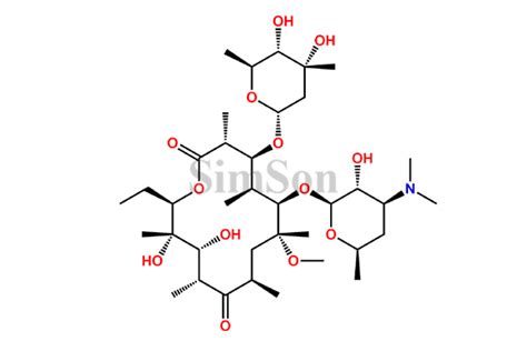 Clarithromycin Impurity 2 Cas No 1054651 74 9 Simson Pharma Limited