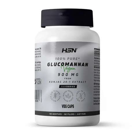 Glucomanano Puro 100 Em Cápsulas De 900 Mg