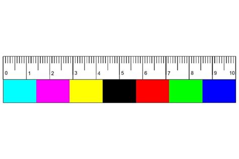 Масштабная линейка ETG пластиковая, цветная, 10 см С21111 в Санкт ...