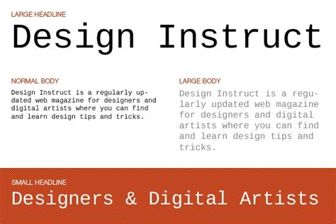 Font Collection 10 Free Excellent Monospaced Fonts Webfx