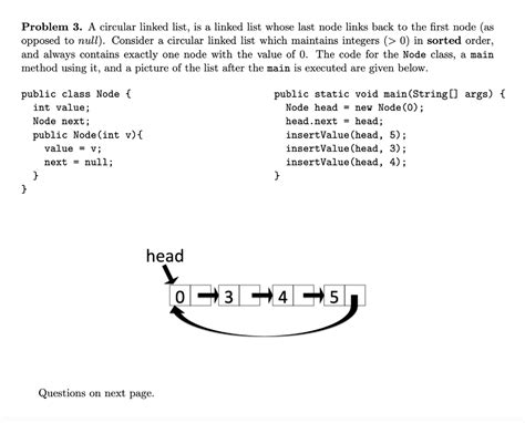 Solved Problem A Circular Linked List Is A Linked List Chegg