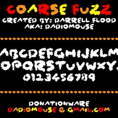 Fuzzy Fonts Collection FontSpace