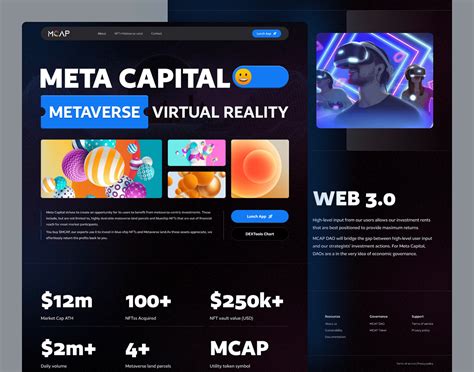 NFT Landing Page Design Behance