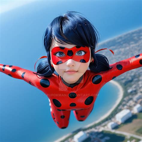 Ladybug Flew Without A Parachute By Pupokman On Deviantart