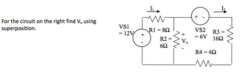 Solved For The Circuit On The Right Find V X Using Chegg