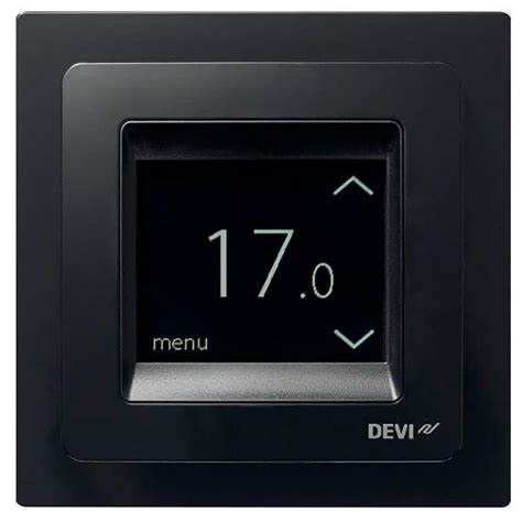 Терморегулятор Devi Devireg Touch Black Чорний 140f1069 — Купити Недорого на Bigl Ua