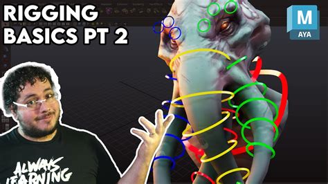 Learn Rigging Basics Tutorial - Part 2 - Controllers - YouTube