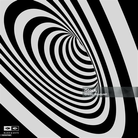 블랙 앤 화이트 줄무늬 배경을 추상화 합니다 광학 예술입니다 3 차원 벡터 그림입니다 0명에 대한 스톡 벡터 아트 및 기타