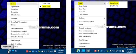 Add Or Remove Quick Launch Toolbar In Windows 10 Tutorials