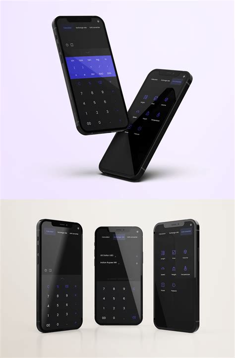 Calculator UI Design Challenge DailyUI 004 On Behance