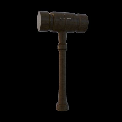 Hiromi Higuruma Gavel Jujutsu Kaisen 3d Model Cgtrader