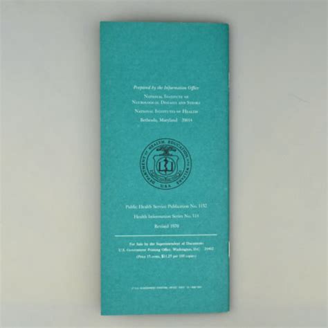 Vtg Mental Retardation Its Biological Factors 1970 Brochure Us Dept Of