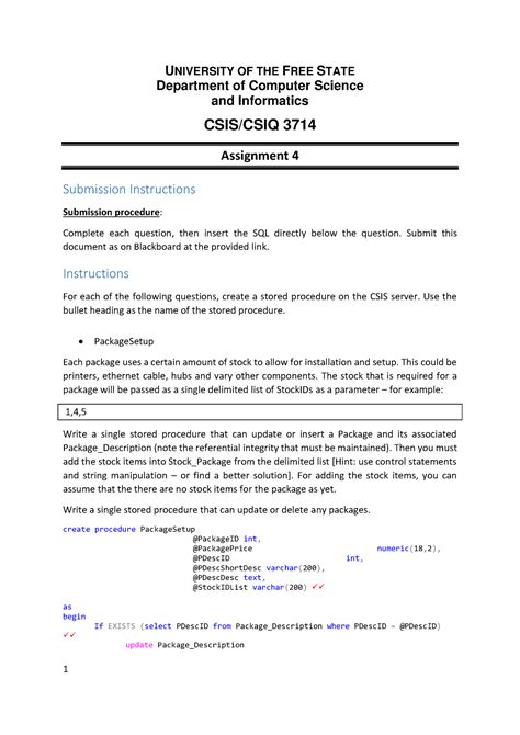 project 4 memo database practical 4 memo 2022 functions
