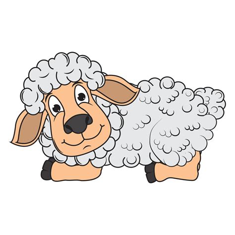 Funny Sheep Illustration 62016798 Vector Art At Vecteezy