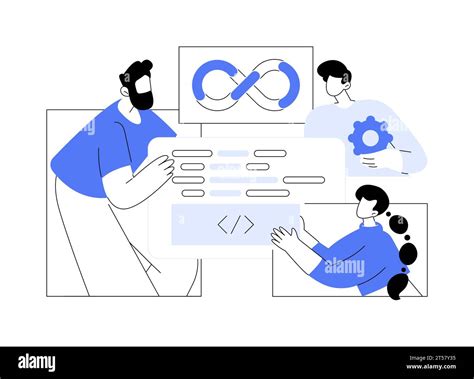 Devsecops Workflow Isolated Cartoon Vector Illustrations Stock Vector Image And Art Alamy