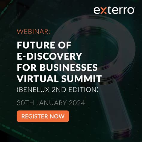 Exterro On Linkedin Ediscovery Legaltech Futuresummit