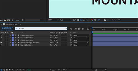Save Time In The Timeline With The After Effects Layer Menu