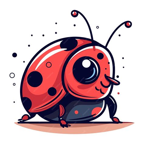 Premium Vector Ladybug Cartoon Vector Illustration Isolated Ladybug