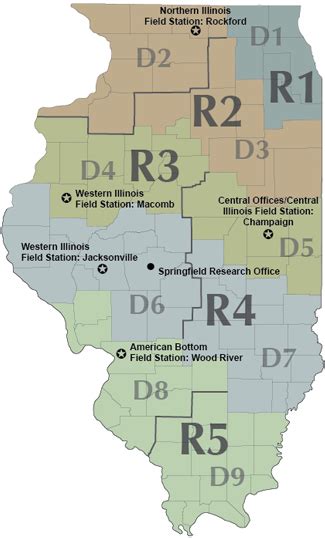 Idot District Map Idot District Map