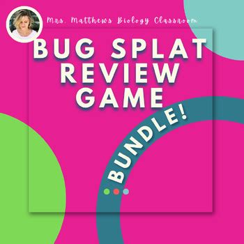 Bug Splat Biology Review Game BUNDLE By Mrs Matthews Biology Classroom
