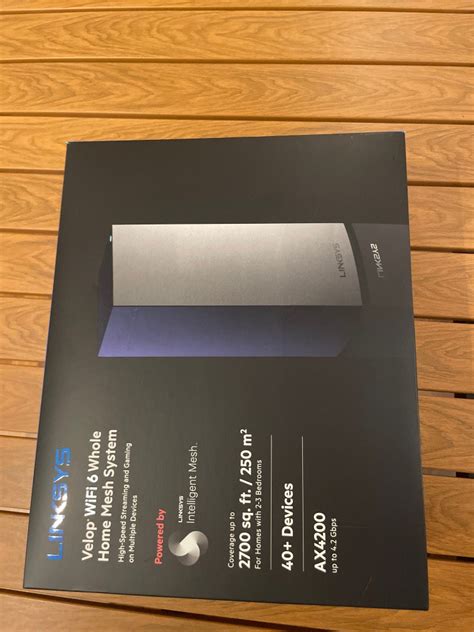 Linksys Velop MX Tri Band AX Mesh WiFi Router Computers Tech Parts Accessories