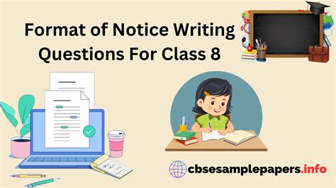 Notice Writing Questions For Class 8 Format Topics Examples Cbse Sample Papers