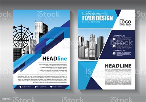 브로셔 디자인 현대적인 레이아웃 연례 보고서 포스터 화려한 삼각형a4의 전단지 기술 과학 밝은 배경의 시장을 위한 기하학적 모양 0명에 대한 스톡 벡터 아트 및 기타 이미지