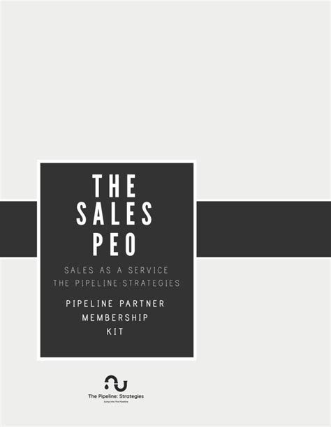 The Pipeline Strategies On Linkedin Pipeline Partner Sales Peo Kit