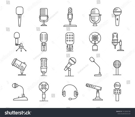 Simple Microphone Tattoo Designs