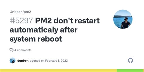pm2 don t restart automaticaly after system reboot · issue 5297