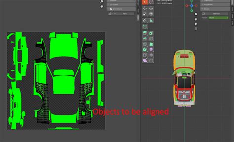 how can align object uv map by reference is there a quick and easy