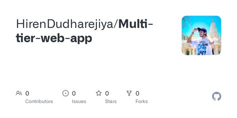 Github Hirendudharejiyamulti Tier Web App