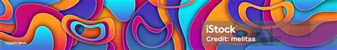 추상 곡선 높은 색 배경입니다 밝은 색상과 뒤틀린된 동심원 3d 그림 0명에 대한 스톡 벡터 아트 및 기타 이미지 0명 개념 개념과 주제 Istock