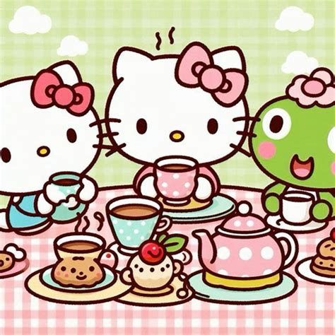 Lets Have A Tea Party In 2025 Tea Party Theme Hello Kitty Tea Party