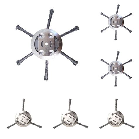 Steel Wire Grass Trimmer Head6 Inch Steel Wire Weed Brush Cutter Trimmer Headwire Weed Trimmer