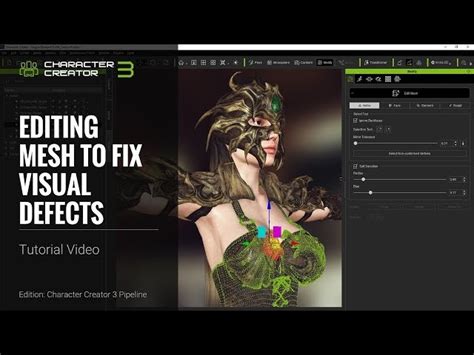 Free Video: Character Creator 3 Tutorial - Fixing Visual Defects: Mesh Editing - Part 1 from ...