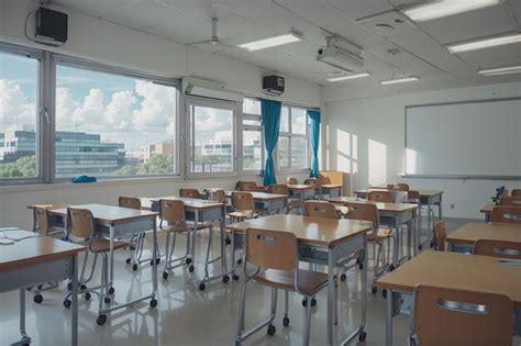 Premium Ai Image Photo Empty Classroom In Education University