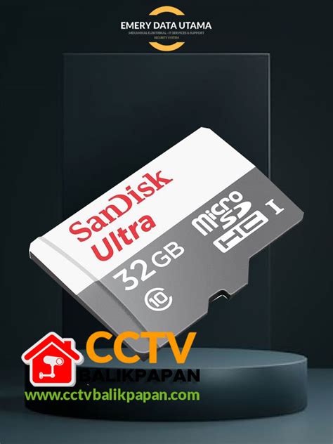 MicroSd Sandisk 32 GB ORIGINAL Toko Pemasangan Dan Perbaikan CCTV Di Balikpapan