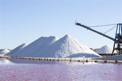 Salt Extraction Process Stock Image Image Of Mines 137132227