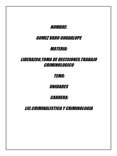Liderazgo Pdf Liderazgo Sicología