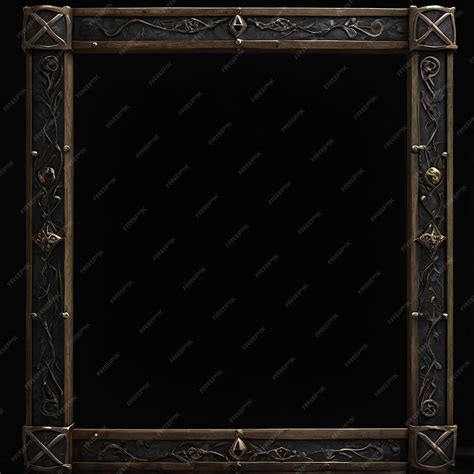 Medieval Gui Frame Premium Ai Generated Image