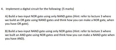 Solved Implement A Digital Circuit For The Following Chegg