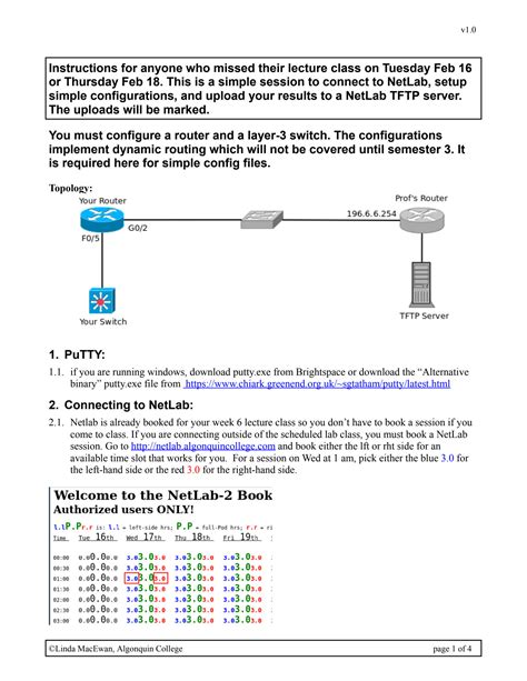 SOLUTION Lecture6 Netlab Exercise Studypool