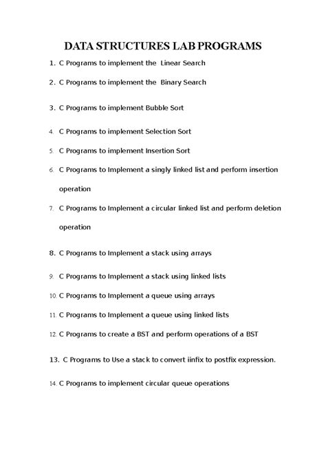 Ds Lab Internal Programs Data Structures Lab Programs 1 C Programs