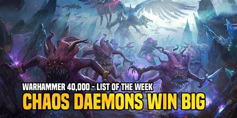 Chaos Daemons Units Tier List The Goonhammer Review 10th Edition