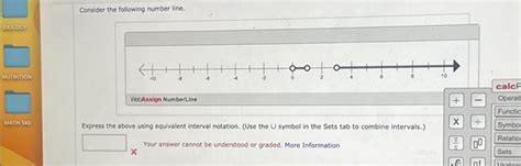 solved consider the following number line ← 10 8