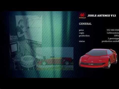 Jehle Artemis V12 English Youtube