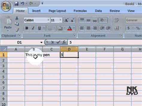 Lesson 03 Cut Copy Microsoft Office Excel 2007 2010 Free Educational